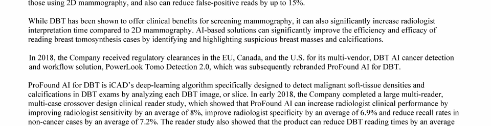 iCAD, Inc. 2022 Form 10-K